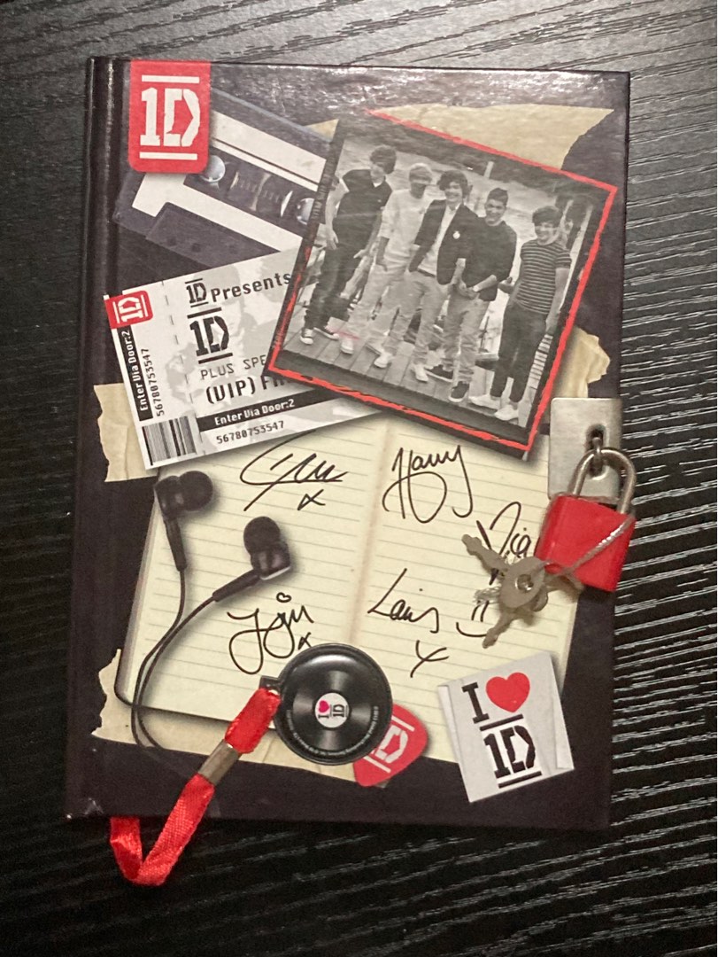 One Direction (1D) Diary Notebook, Hobbies & Toys, Memorabilia ...