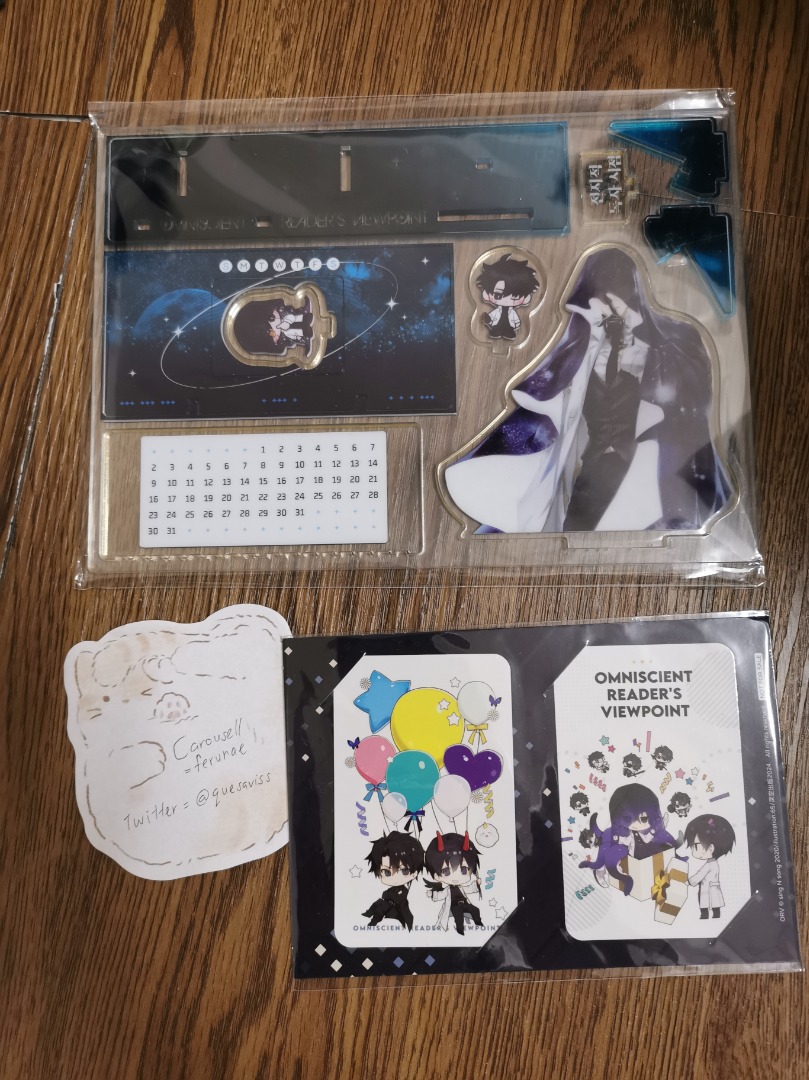 [Original] Omniscient Reader's Viewpoint ORV Acrylic Perpetual Calendar ...