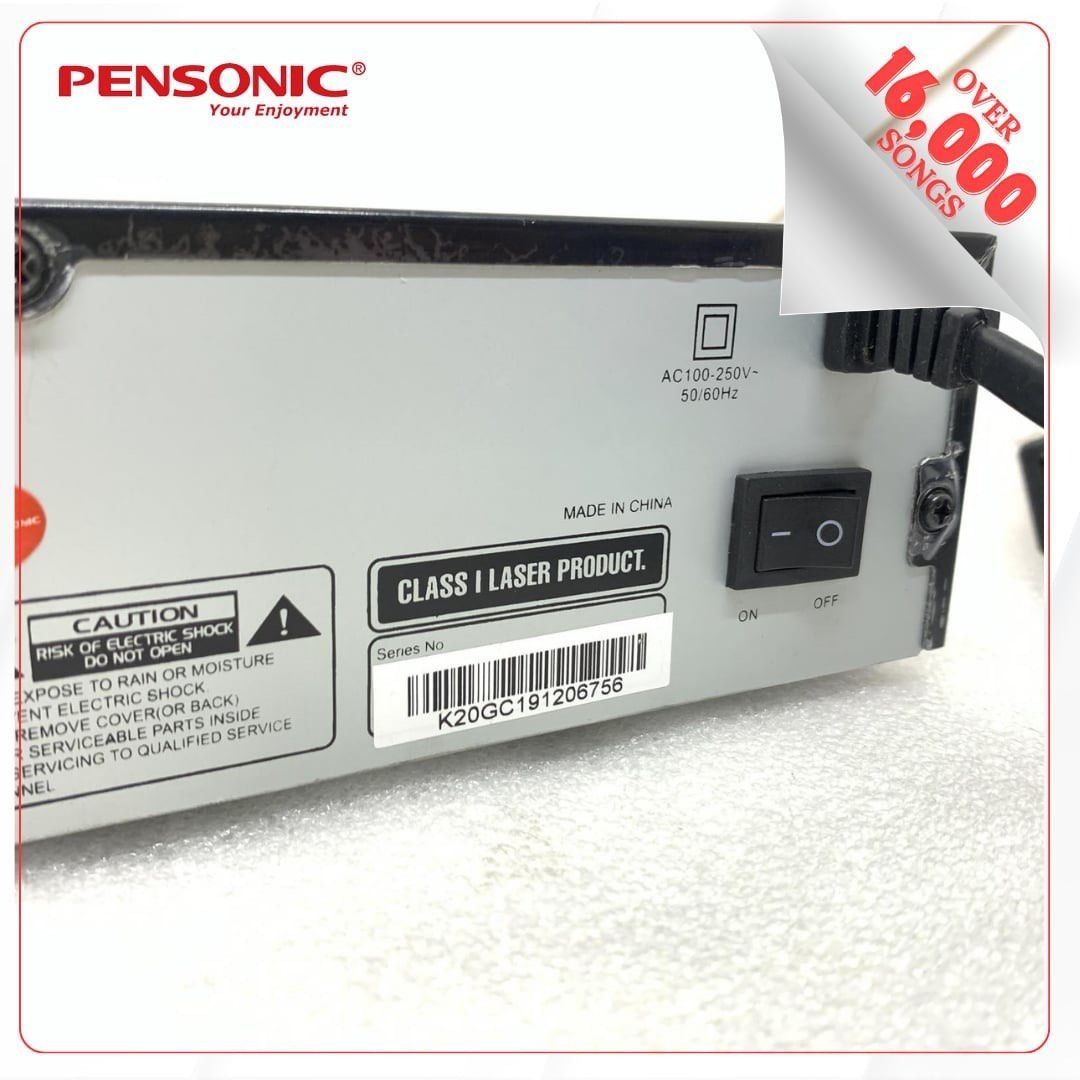 PENSONIC BRAVO DVD/USB Player Karaoke System powered by Paltinum with ...