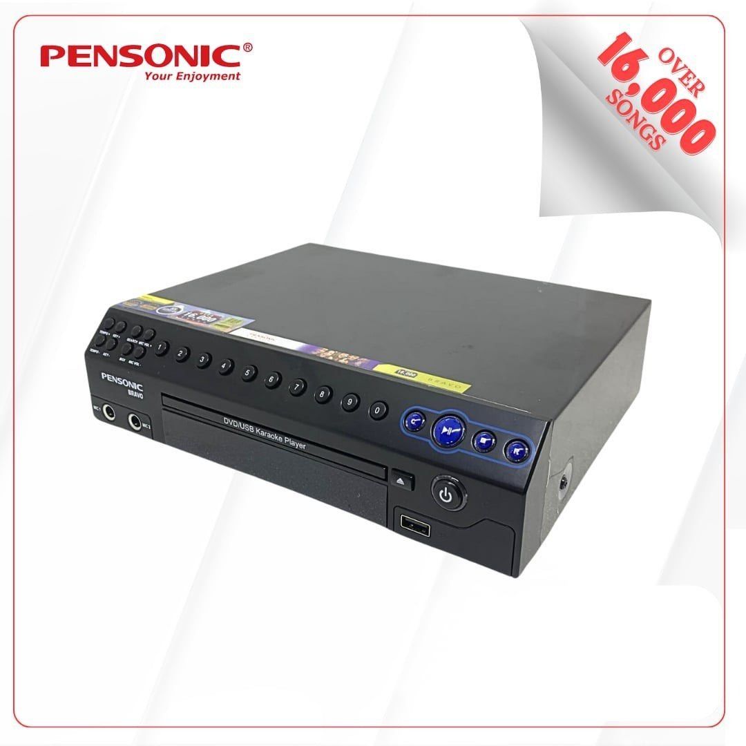 PENSONIC BRAVO DVD/USB Player Karaoke System powered by Paltinum with ...
