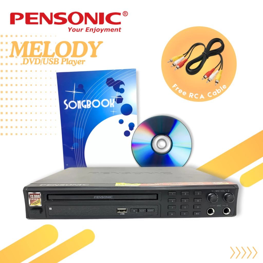 PENSONIC/ASTRON MELODY DVD/CD/USB Karaoke Player with over 13,000 Songs ...