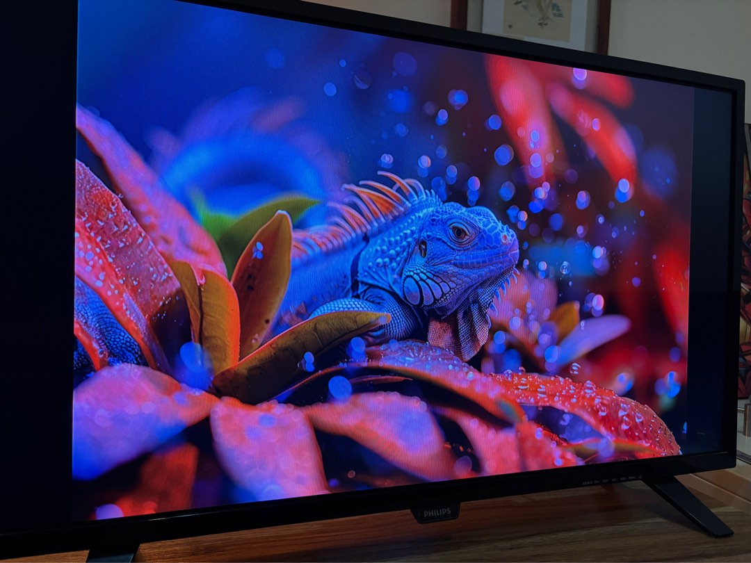 PHILIPS 80cm 32 Inch Slim LED TV 4000 Series with Digital Crystal Clear ...
