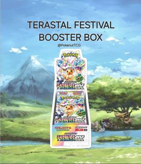 (P.O) Pokemon TCG: Scarlet & Violet High Class Pack SV8a Terastal Festival ex Box Case Prismatic ...