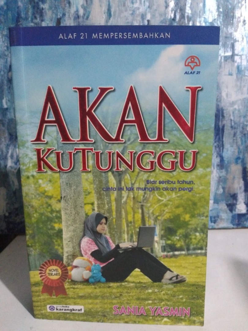 PRELOVED NOVEL AKAN KU TUNGGU, KARYA SANIA YASMIN, Hobbies & Toys ...