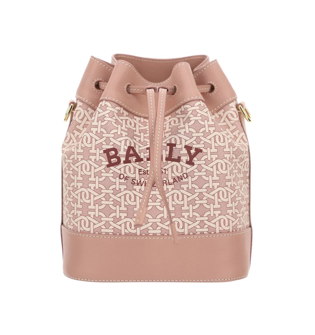 Rare Bally Pink Monogram Cleo Bucket Bag, Luxury, Bags & Wallets on ...
