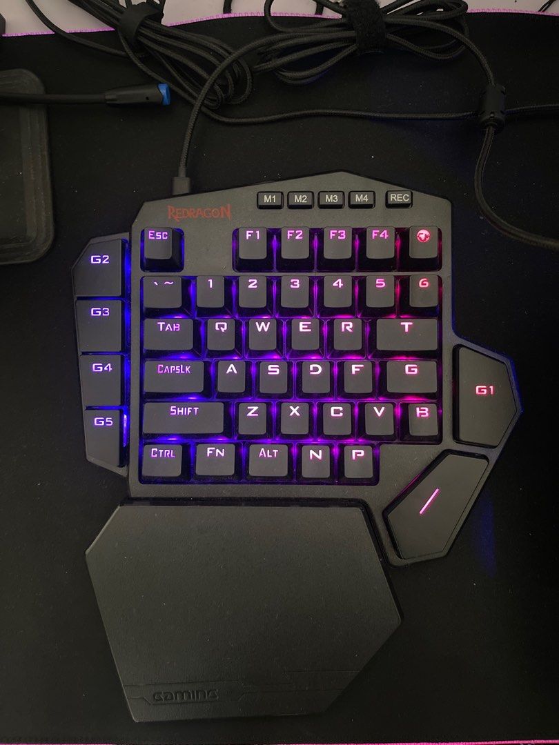 Redragon one handed keyboard, Computers & Tech, Parts & Accessories ...