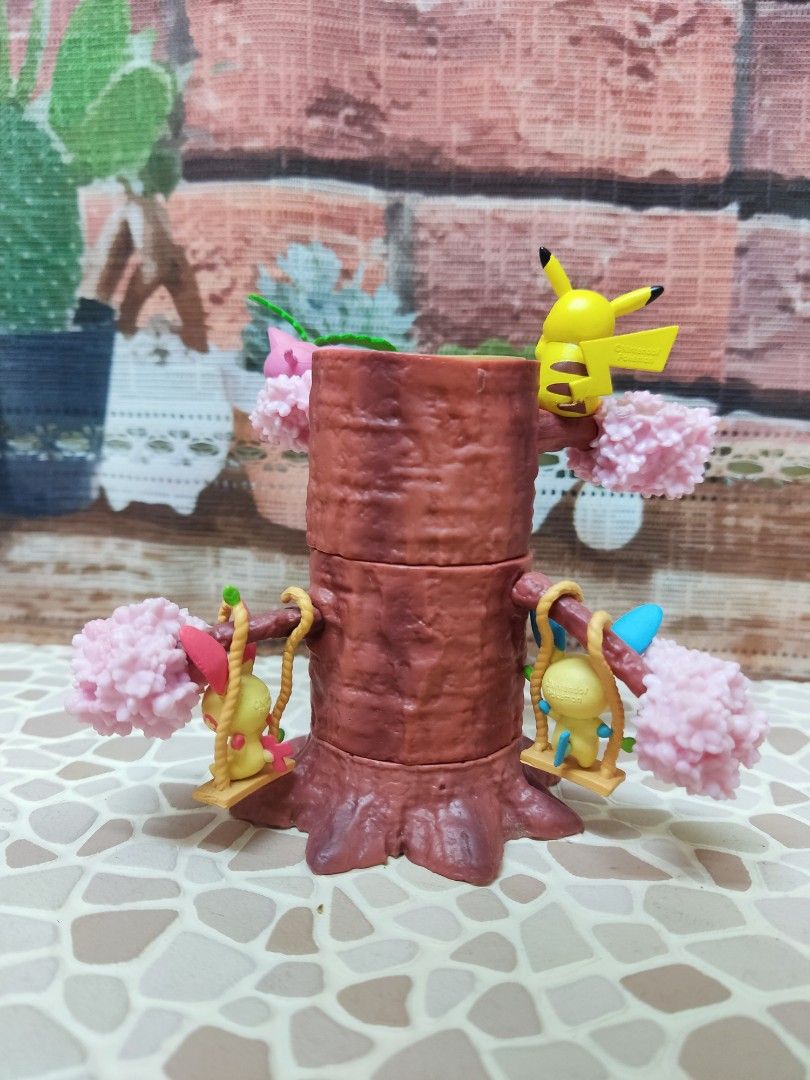 Re-ment pokemon Forest 4 (pikachu & hanecco ,plusle & minun) sakura ...