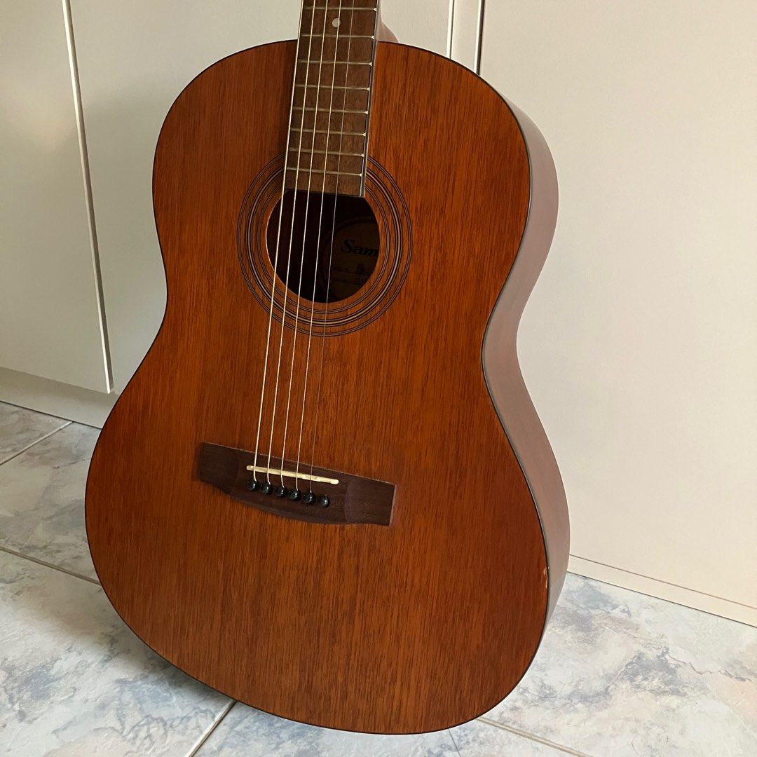 Samick Vintage Acoustic Guitar Model No. LF-009 Made in Indonesia, Hobbies & Toys, Music & Media ...