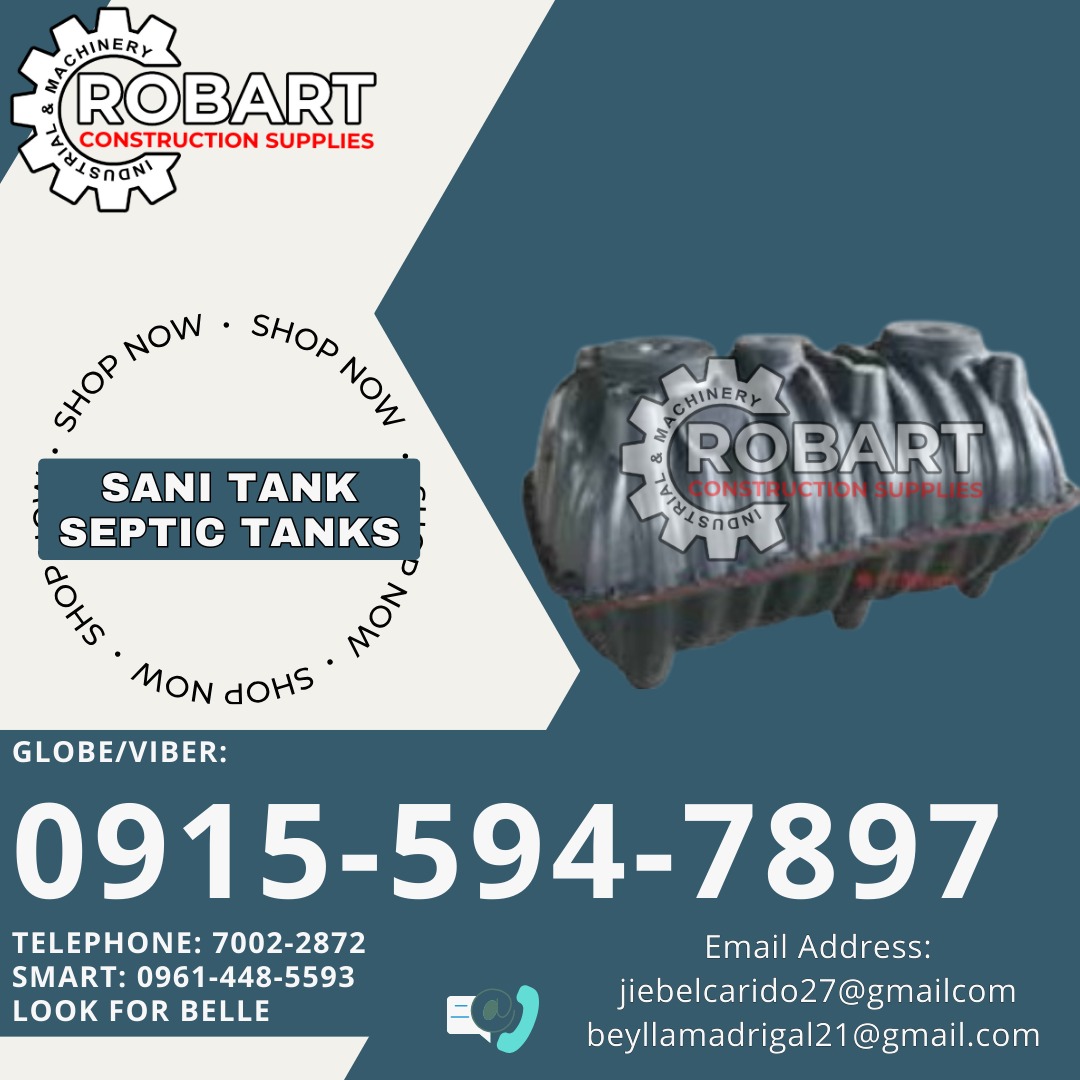 SANI TANK SEPTIC TANKS, Commercial & Industrial, Construction Tools ...