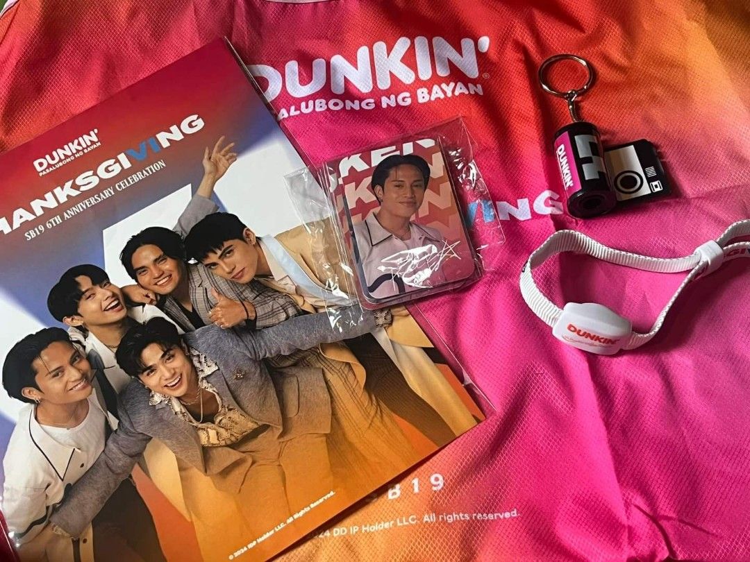 SB19 Dunkin Official Merch Set, Hobbies & Toys, Memorabilia ...