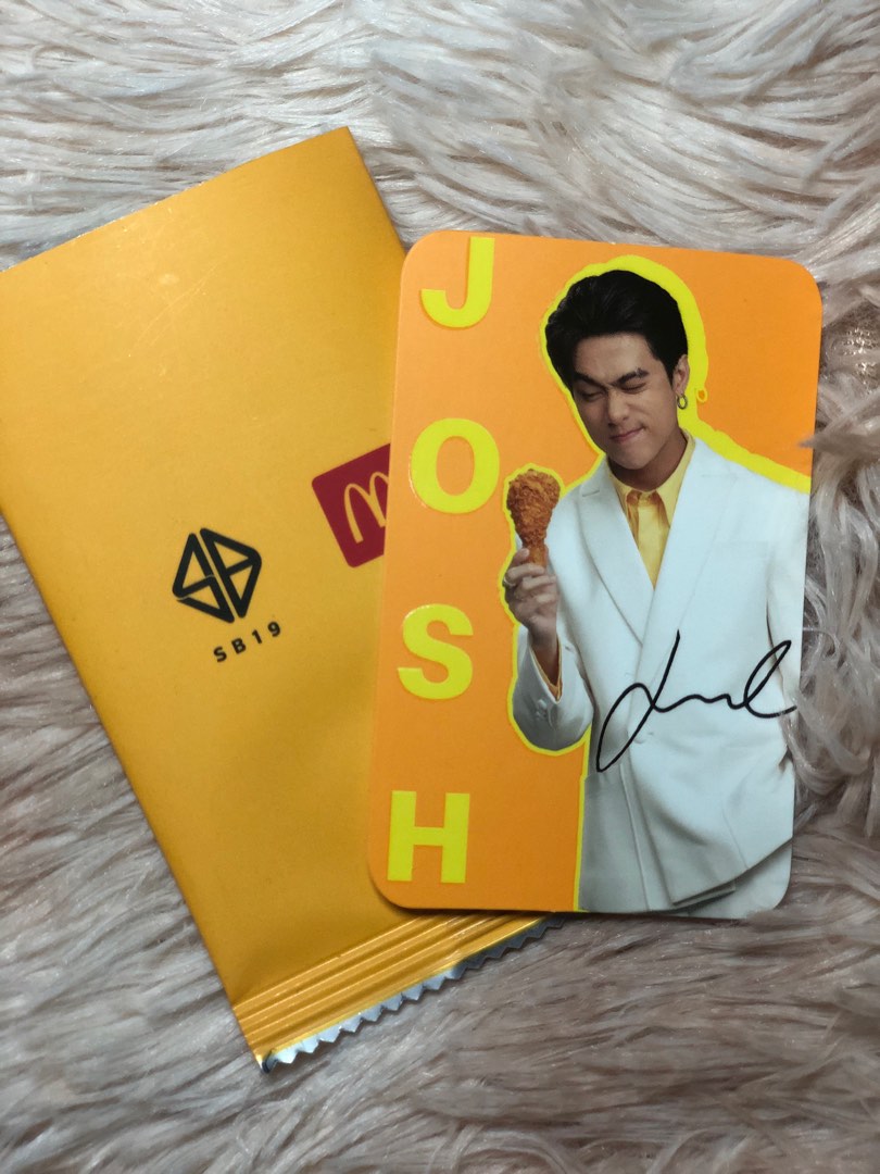 SB19 Josh McDo pc, Hobbies & Toys, Memorabilia & Collectibles, Fan ...