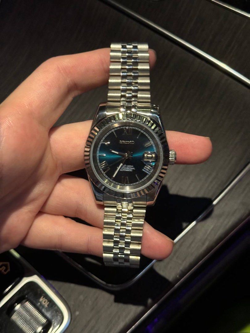 Seiko mod X Rolex datejust 100% authentic seiko movement, Men's Fashion ...