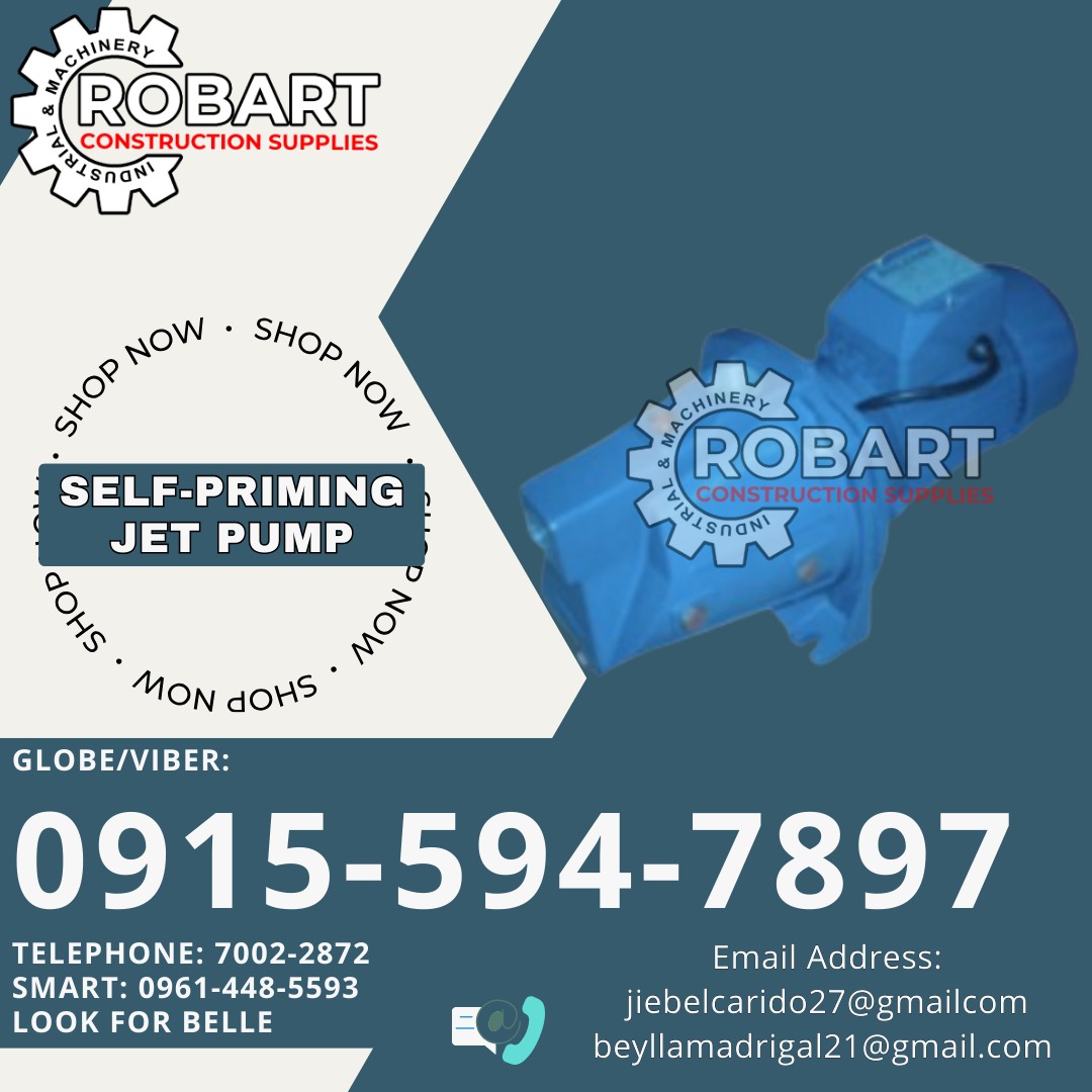 SELF-PRIMING JET PUMP, Commercial & Industrial, Construction Tools ...