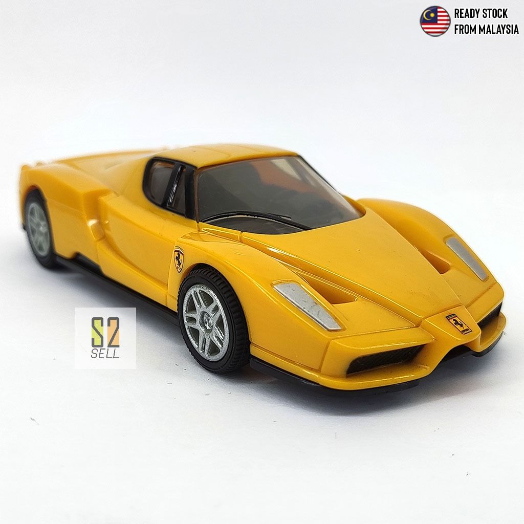 Shell Helix Enzo Ferrari Yellow Color Limited Edition 1/38 Scale USED ...