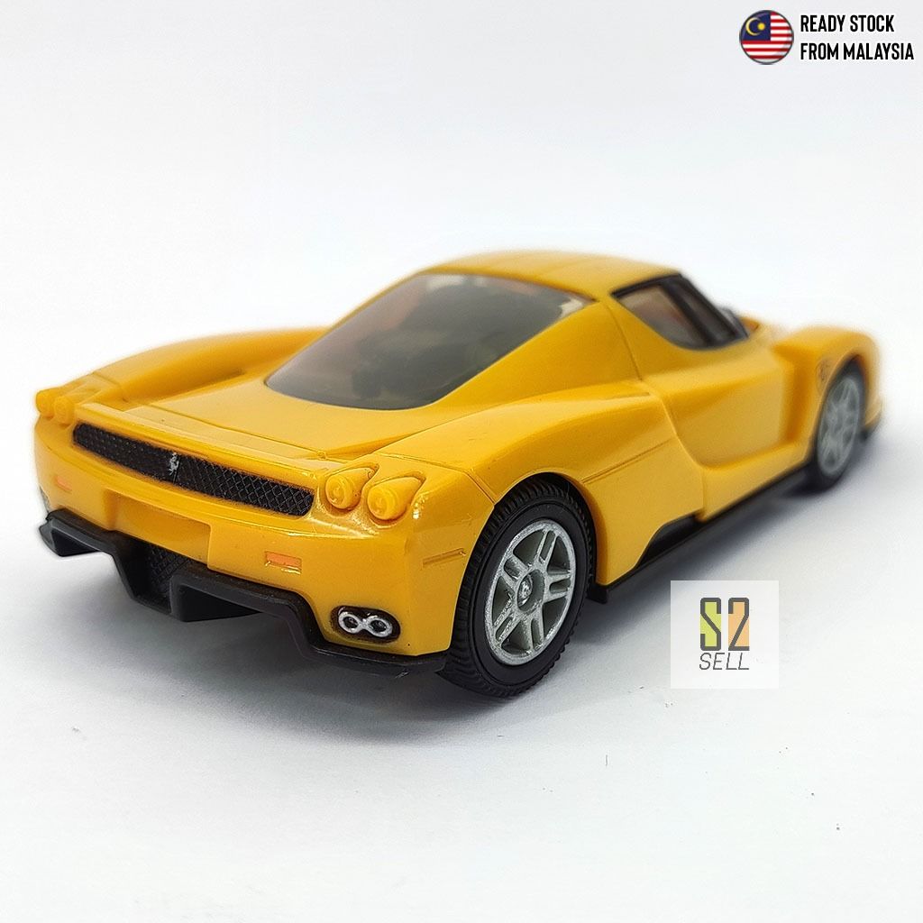Shell Helix Enzo Ferrari Yellow Color Limited Edition 1/38 Scale USED ...