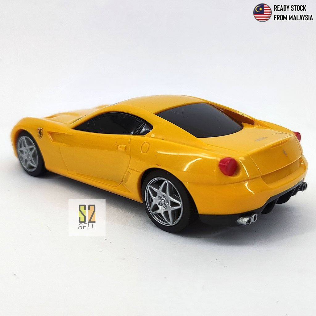 Shell Helix Ferrari 599 GTB Fiorano Yellow Color 1/38 Scale USED Car ...