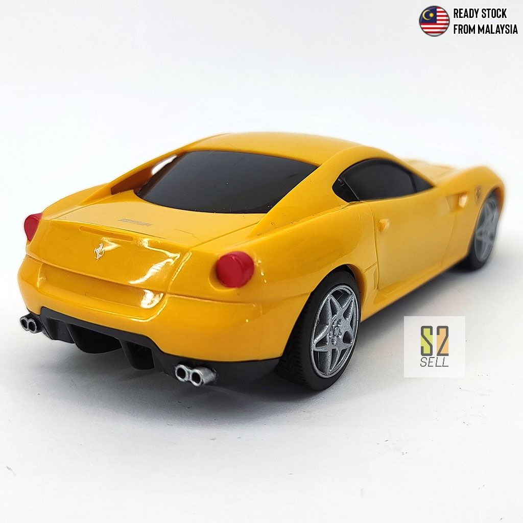 Shell Helix Ferrari 599 GTB Fiorano Yellow Color 1/38 Scale USED Car ...