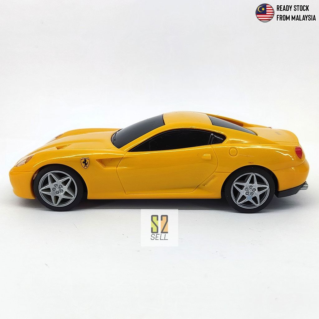 Shell Helix Ferrari 599 GTB Fiorano Yellow Color 1/38 Scale USED Car ...