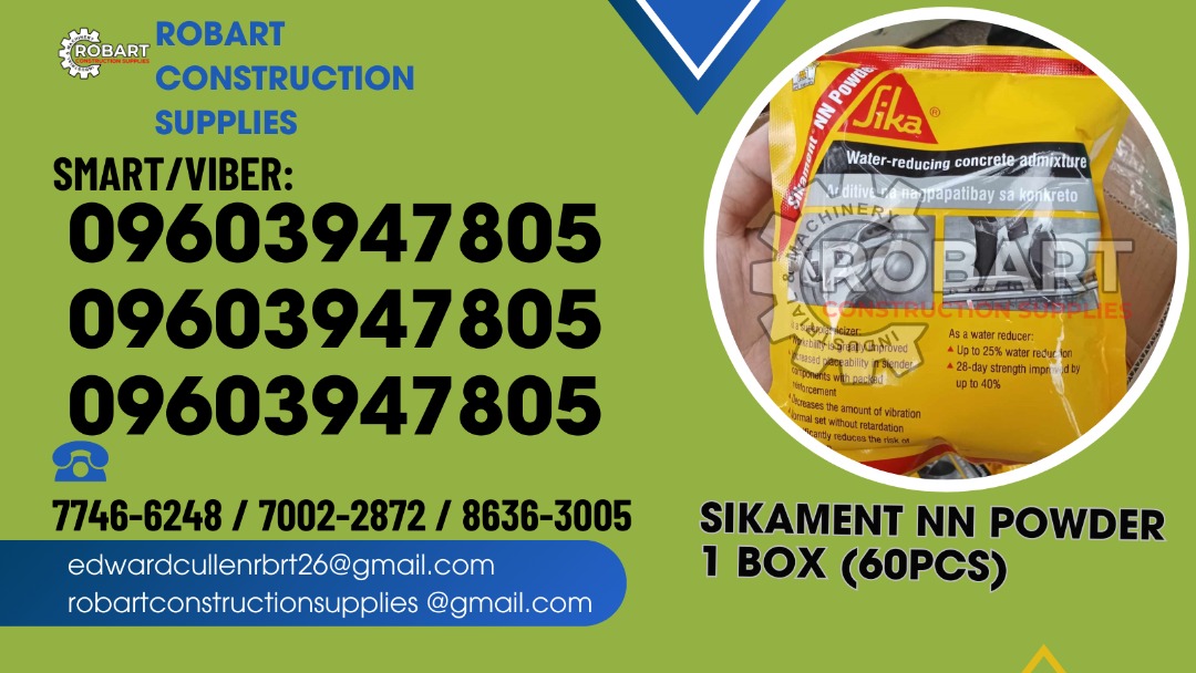Sikament NN Powder 1box (60pcs), Commercial & Industrial, Construction & Building Materials on ...