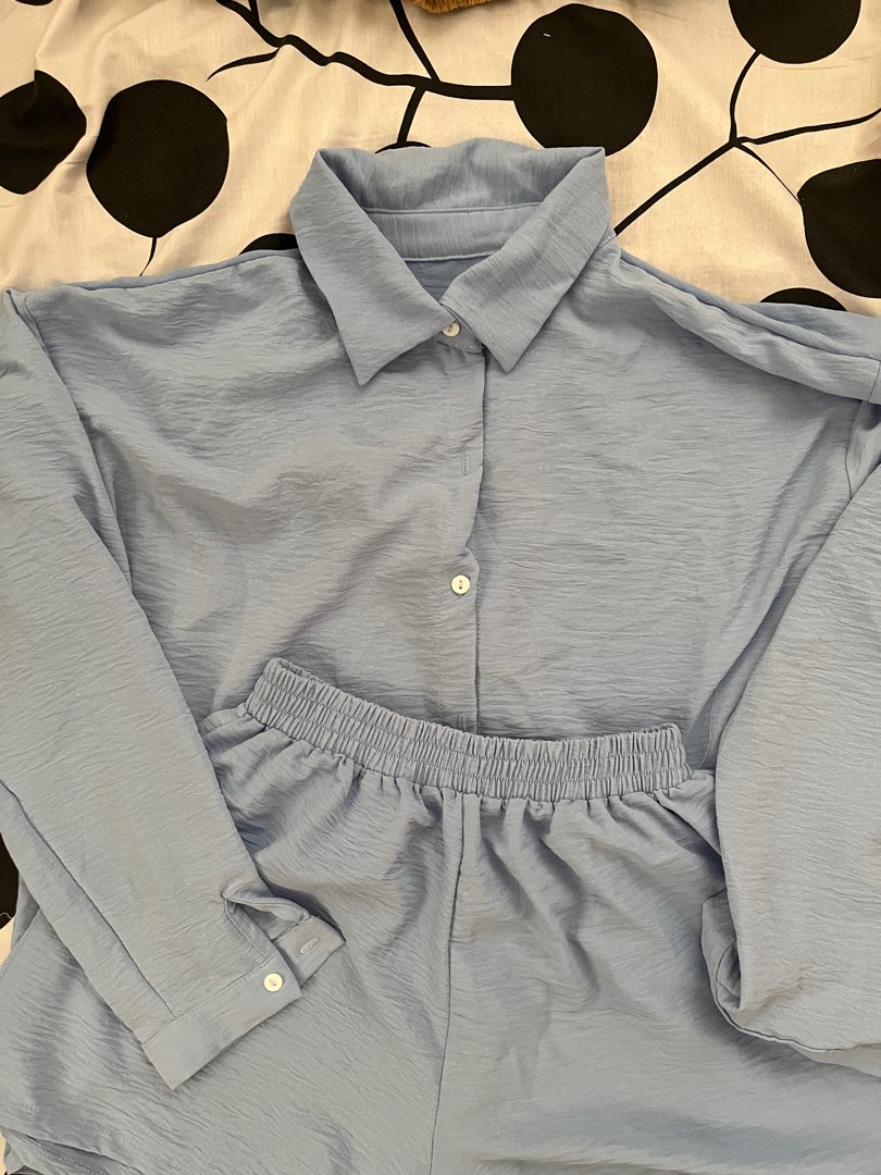 Sky Blue Coordinates, Women's Fashion, Dresses & Sets, Sets or ...