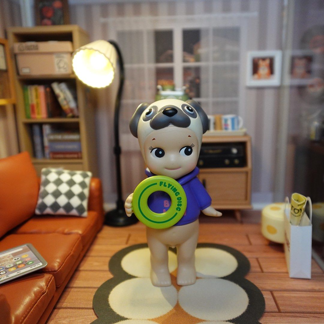 sonny angel dog time pug, Hobbies & Toys, Toys & Games on Carousell