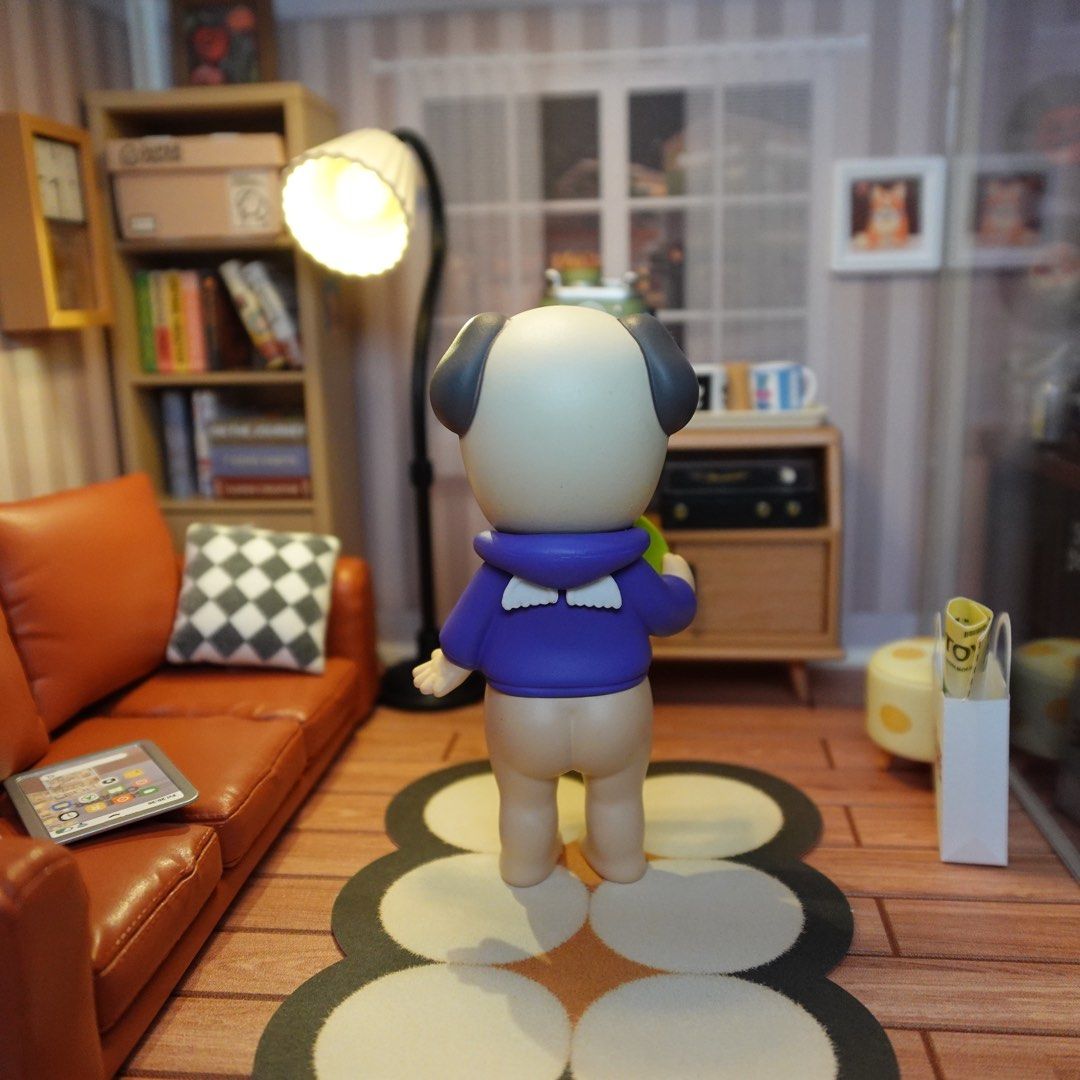 sonny angel dog time pug, Hobbies & Toys, Toys & Games on Carousell