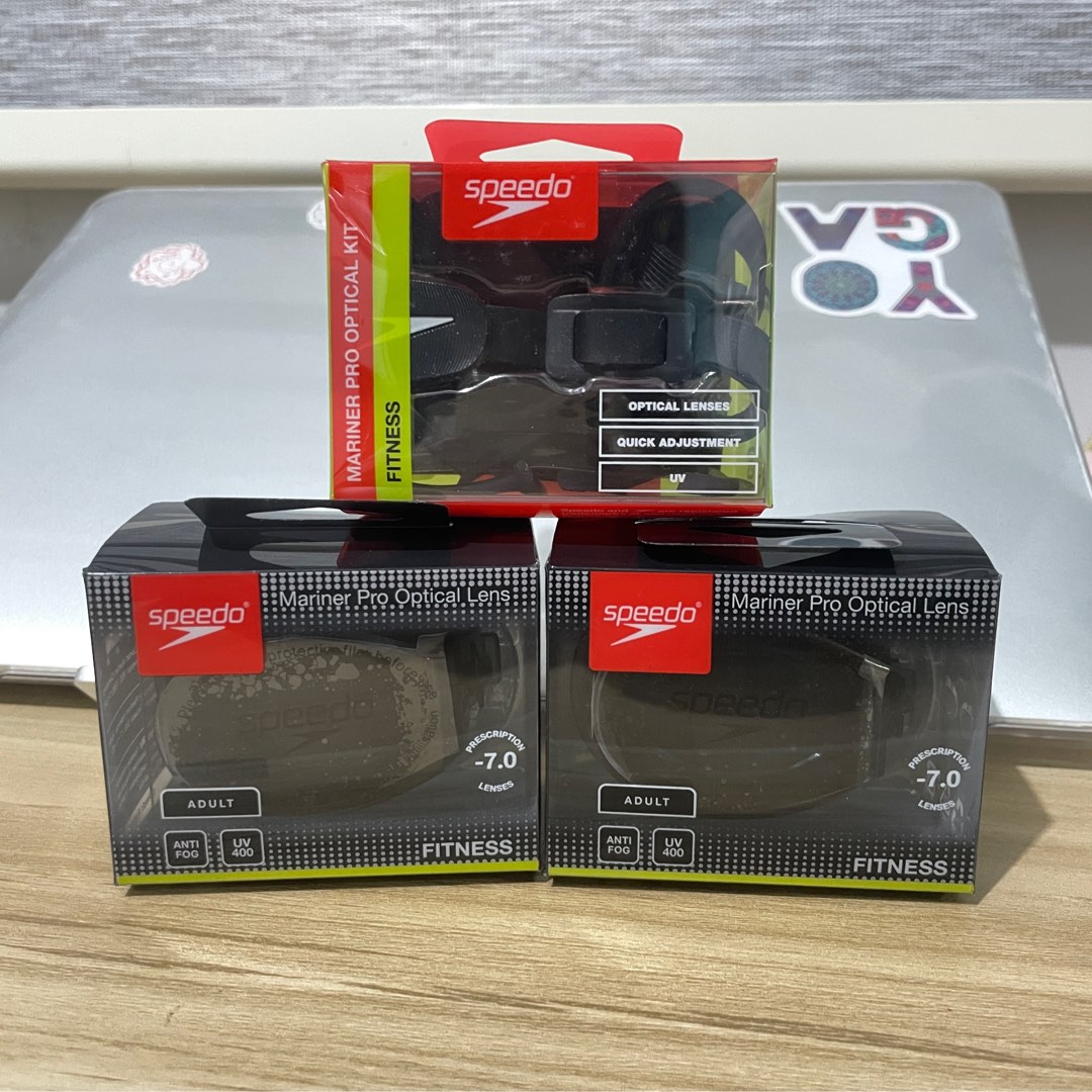 Speedo Graded Swimming Goggles -7.00 SET, Sports Equipment, Sports ...