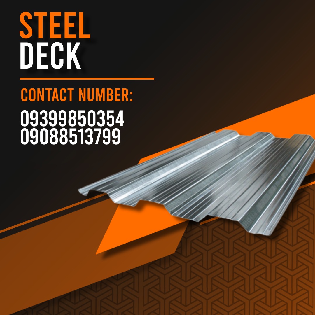 Steel deck | Web Deck | Steel Decking | Steel | Bakal | Yero ...