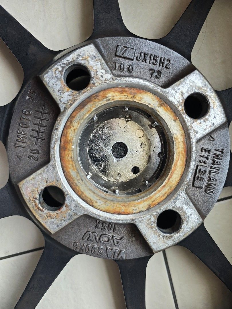 TC105X -Sport Rim -AOW Thailand 15 inch- Gunmetal, Auto Accessories on ...