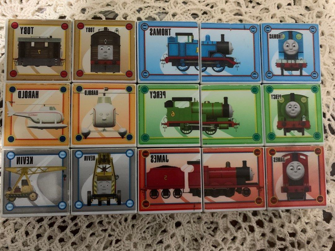 Thomas & Friends puzzle blocks, Hobbies & Toys, Toys & Games on Carousell