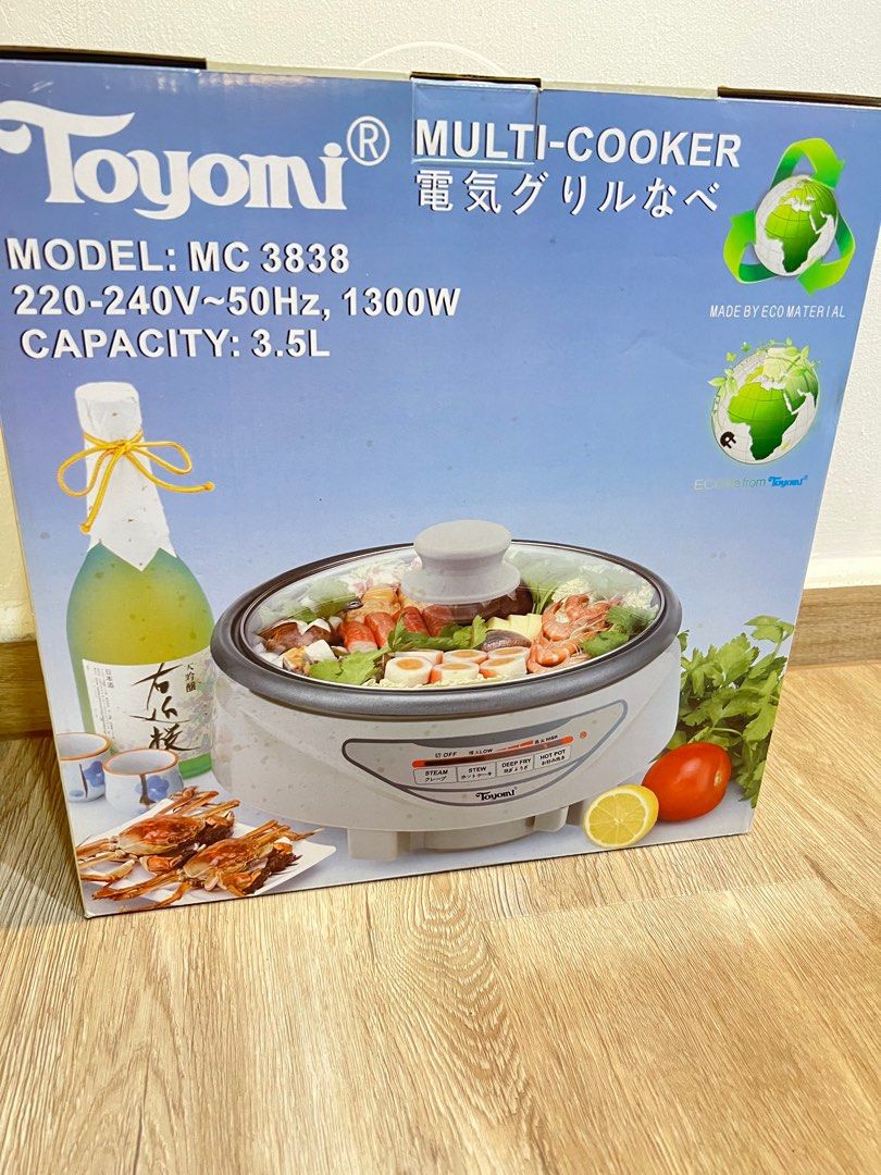 TOYOMI Multi Cooker 3.5 L, Furniture & Home Living, Kitchenware ...