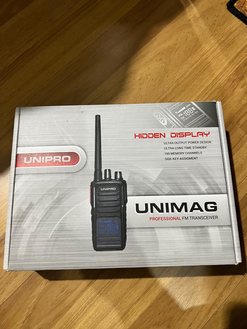 UNIPRO Walkie Talkie UNIMAG x 2, Audio, Other Audio Equipment on Carousell