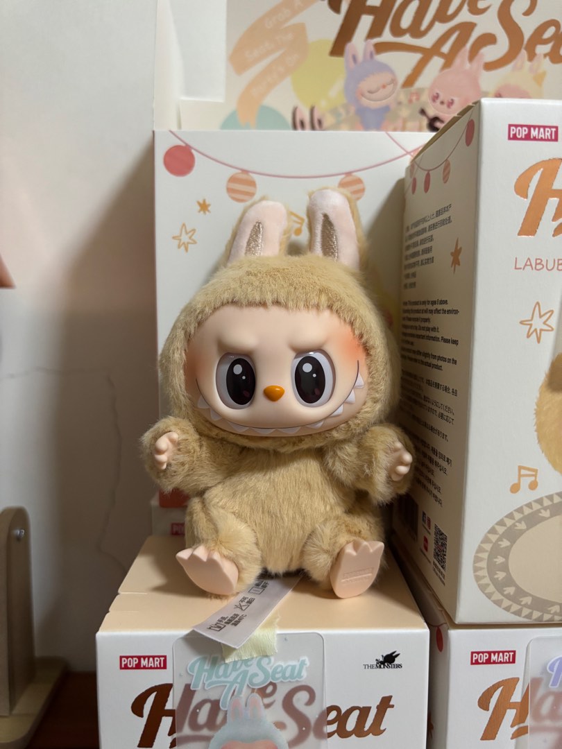 Unsealed Labubu Have A Seat Baba, Hobbies & Toys, Toys & Games on Carousell