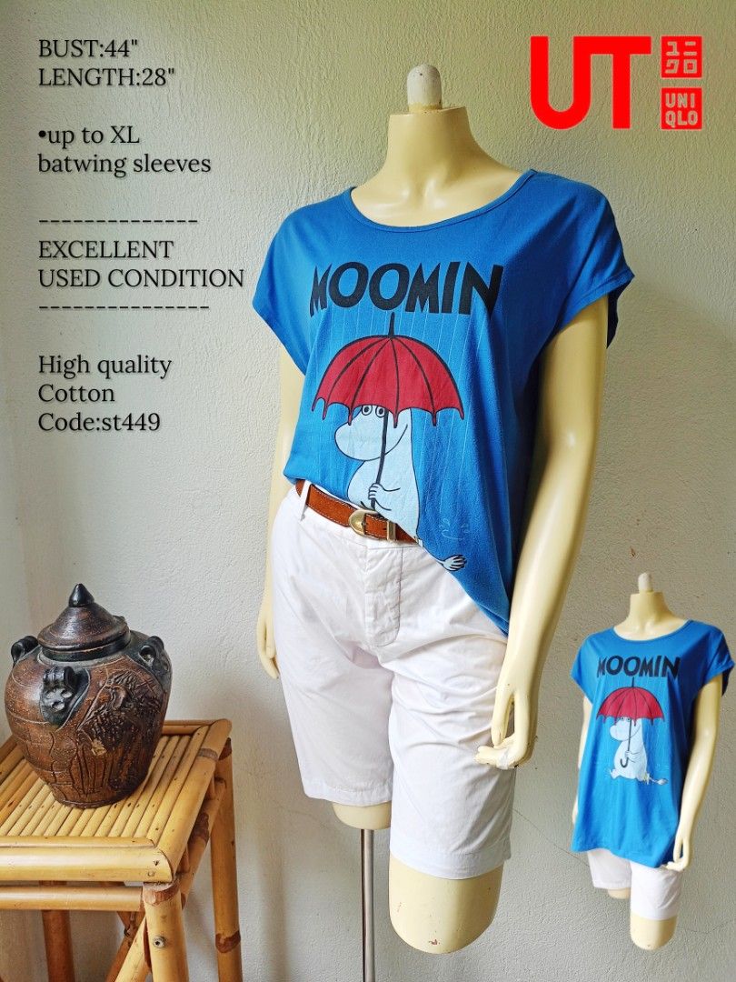 UT UNIQLO X MOOMIN, Women's Fashion, Tops, Shirts on Carousell