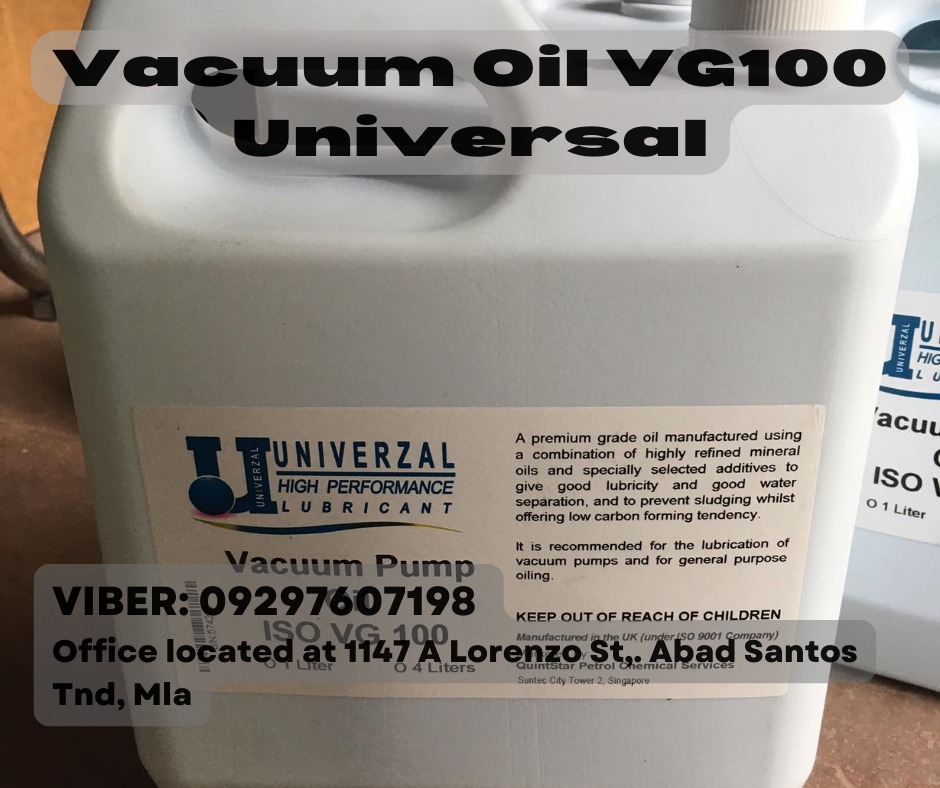 Vacuum Oil VG100 Universal, Commercial & Industrial, Construction Tools ...