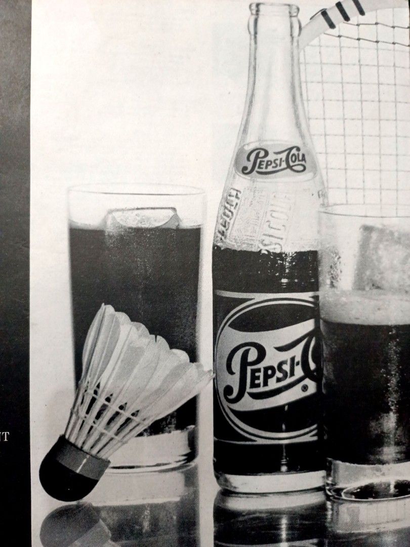 Vintage Frame Poster Pepsi Cola, Furniture & Home Living, Home Decor ...