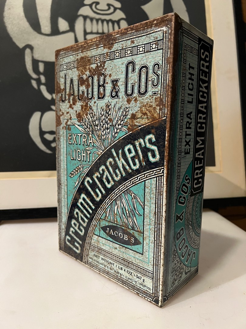 Vintage Jacob Cream Crackers Tin, Hobbies & Toys, Collectibles ...