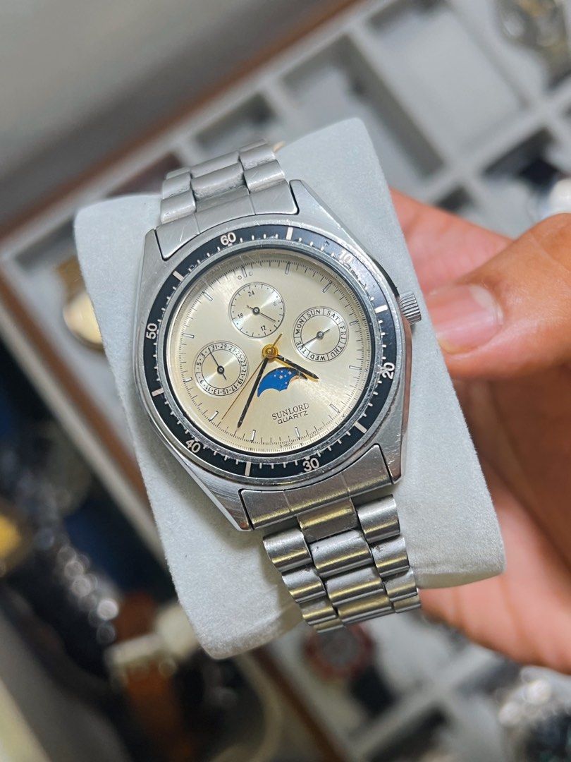 Vintage SUNLORD MOONPHASE, Men's Fashion, Watches & Accessories ...