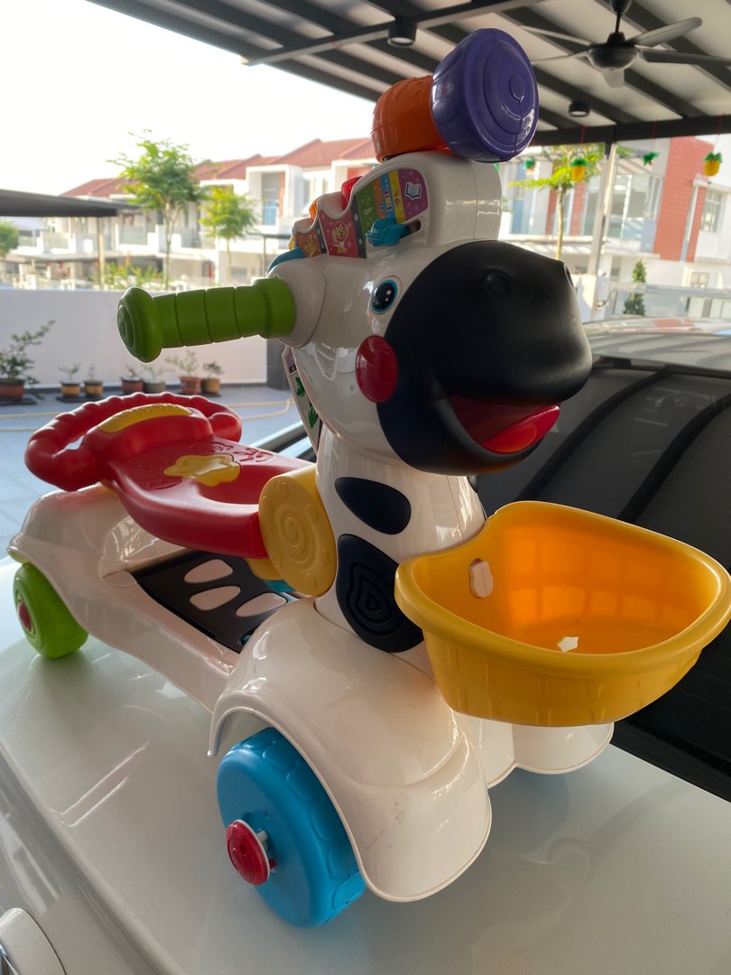 VTECH: 3-in-1 Zebra Scooter / Walker (From 18 - 36 Months), Hobbies ...