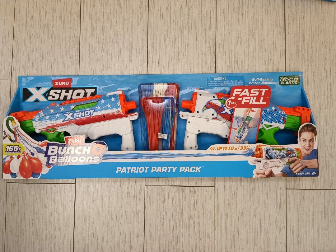 Zuru X-Shot Water gun, Motor Soaker, 水槍 Fast-Fill 電動水槍, Bunch O ...