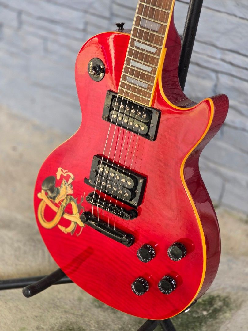 1997 Limited Epiphone Slash Snakepit Electric Guitar not bass acoustic ...