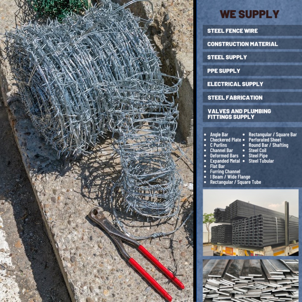 3.4mm Thickness Cyclone Wire / Barbed Wire and Cyclone Wire / 4ft ...