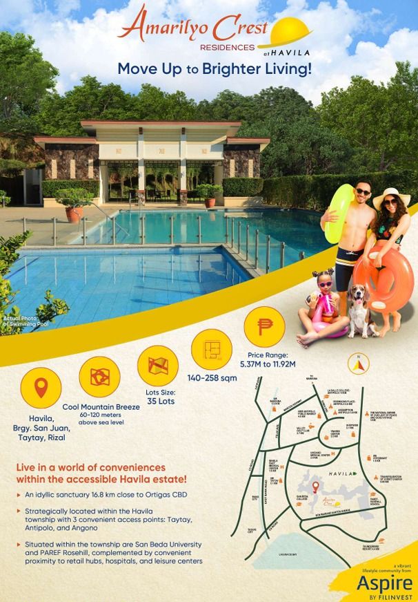 388 sqm Lot For Sale in Amarilyo Crest at Havila Taytay Rizal near San ...