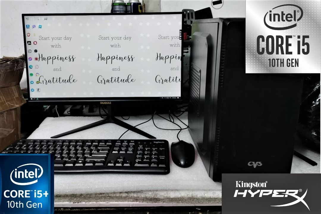 50pcs Intel I5 10th Gen PC CPU, 250GB SSD, 8GB HyperX,Gaming ...