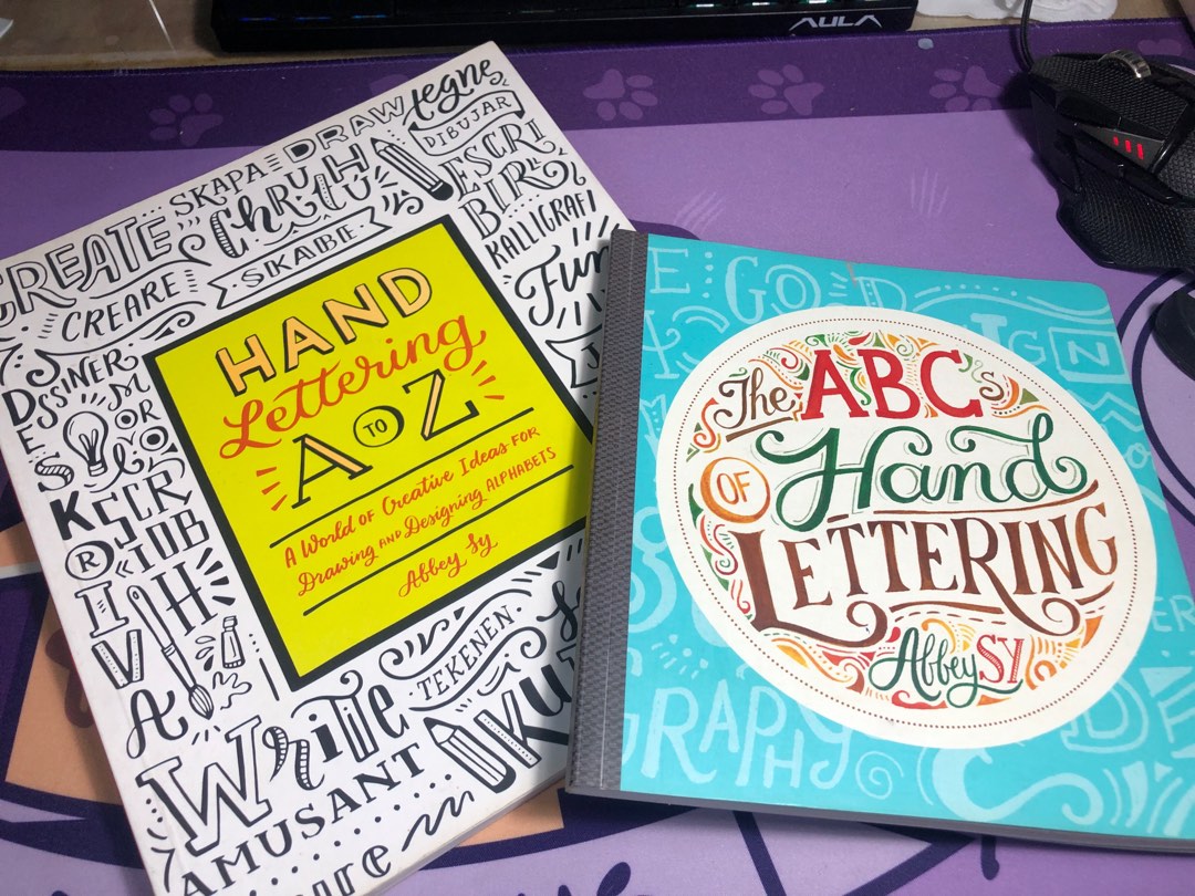 Abbey Sy The ABCs of Hand Lettering & Hand Lettering A to Z, Hobbies ...