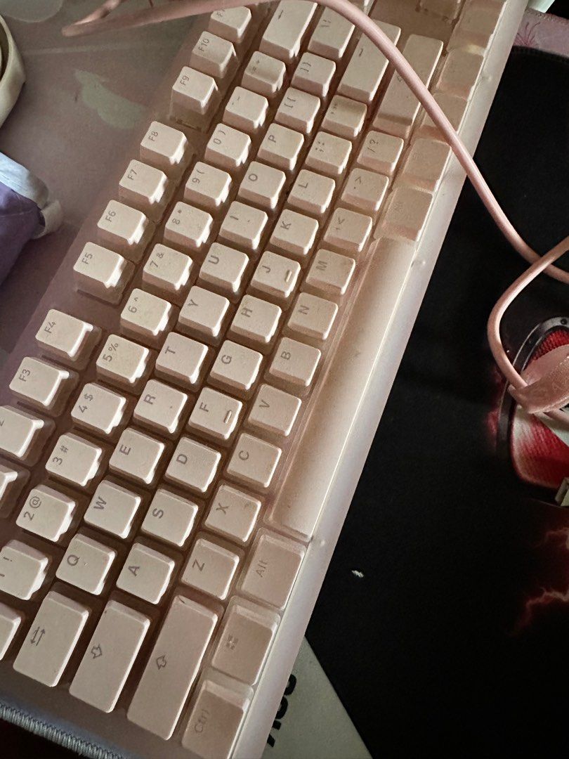 Akko Sakura Jelly 3087 RGB mechanical keyboard, Computers & Tech, Parts ...