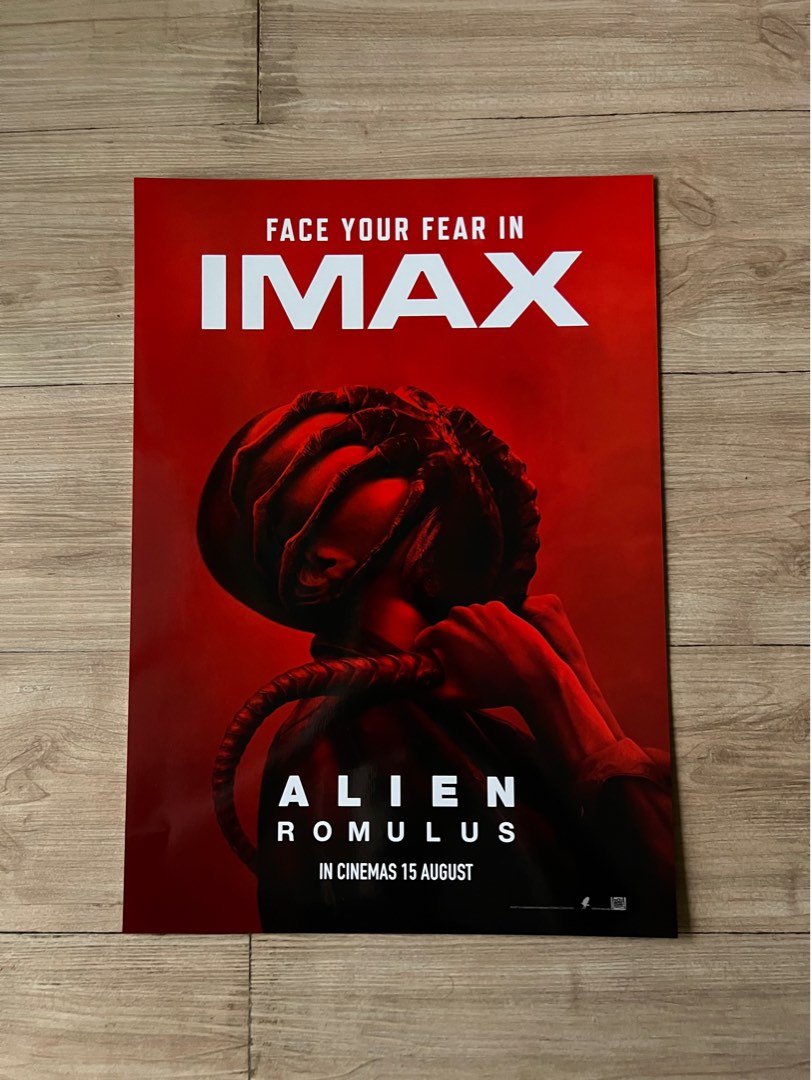 ALIEN ROMULUS IMAX POSTER, Hobbies & Toys, Collectibles & Memorabilia ...