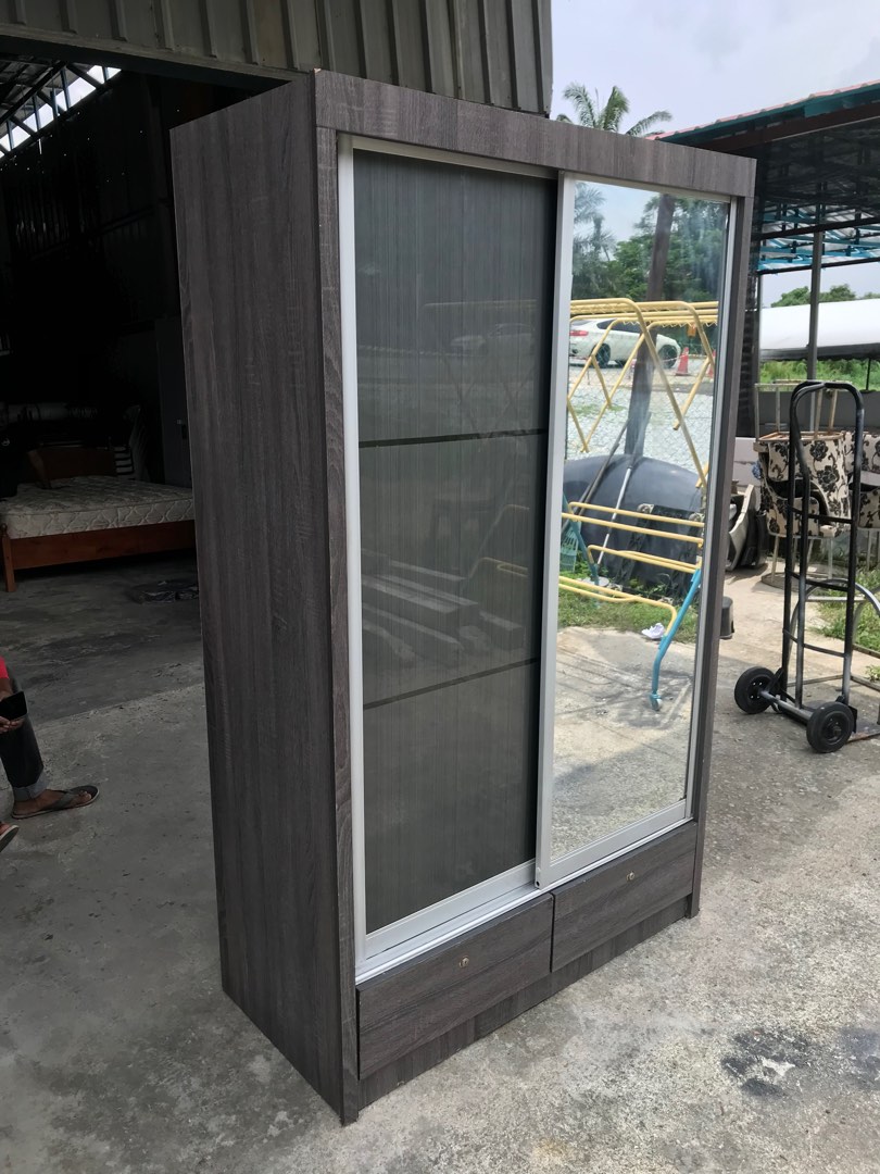 Almari Baju Sliding (Used/Secondhand), Furniture & Home Living ...