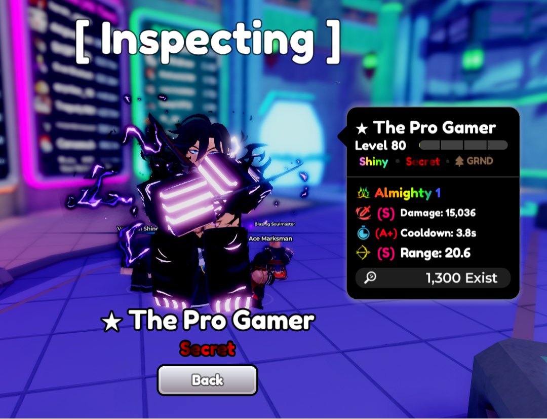 [Anime Defenders] Almighty Shiny The Pro Gamer/SJW lvl 80, Video Gaming ...