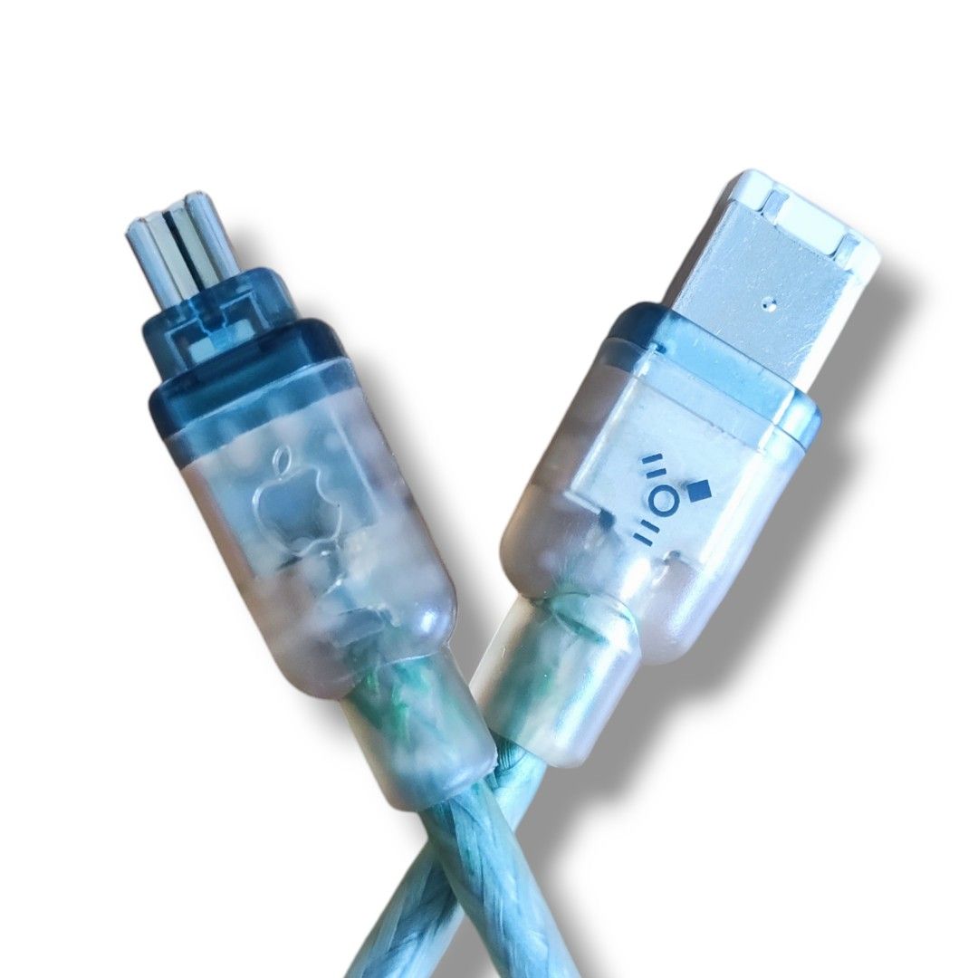 Apple Original FireWire 400 (4-pin) to FireWire 400 (6-pin) Cable 1.8m ...